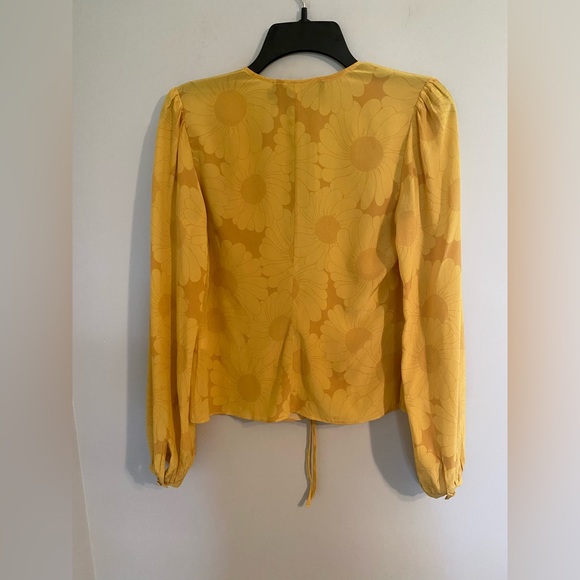 Realisation Par | Tops | Realisation Par Sunflower Stevie Silk Blouse ...